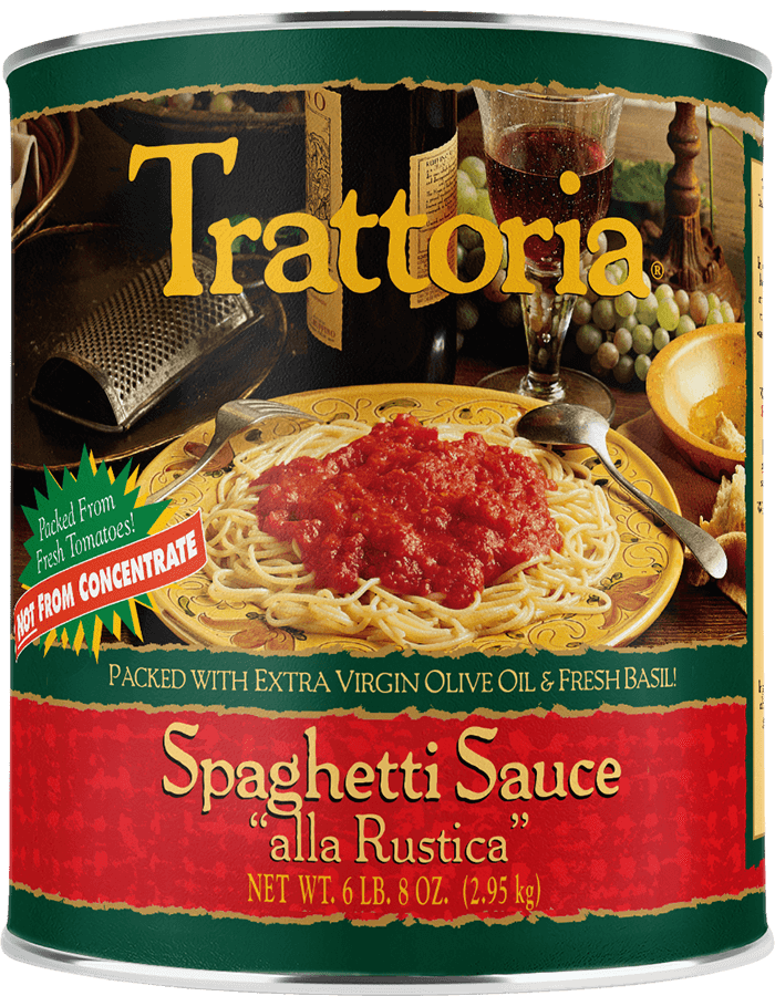 Trattoria® Spaghetti Sauce "alla Rustica" – Stanislaus